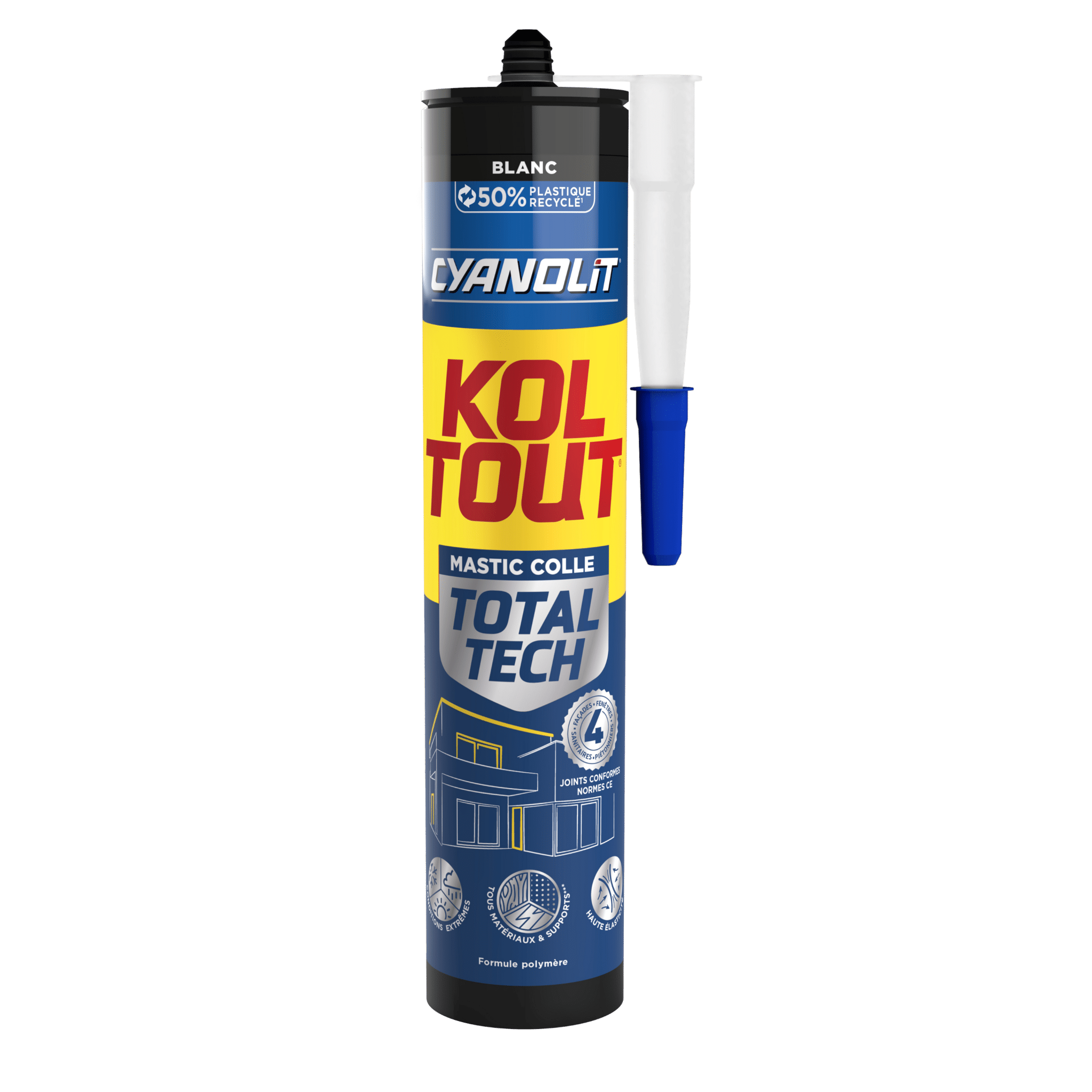 Colle spéciale verre en silicone, étanche et transparente | Cyanolit