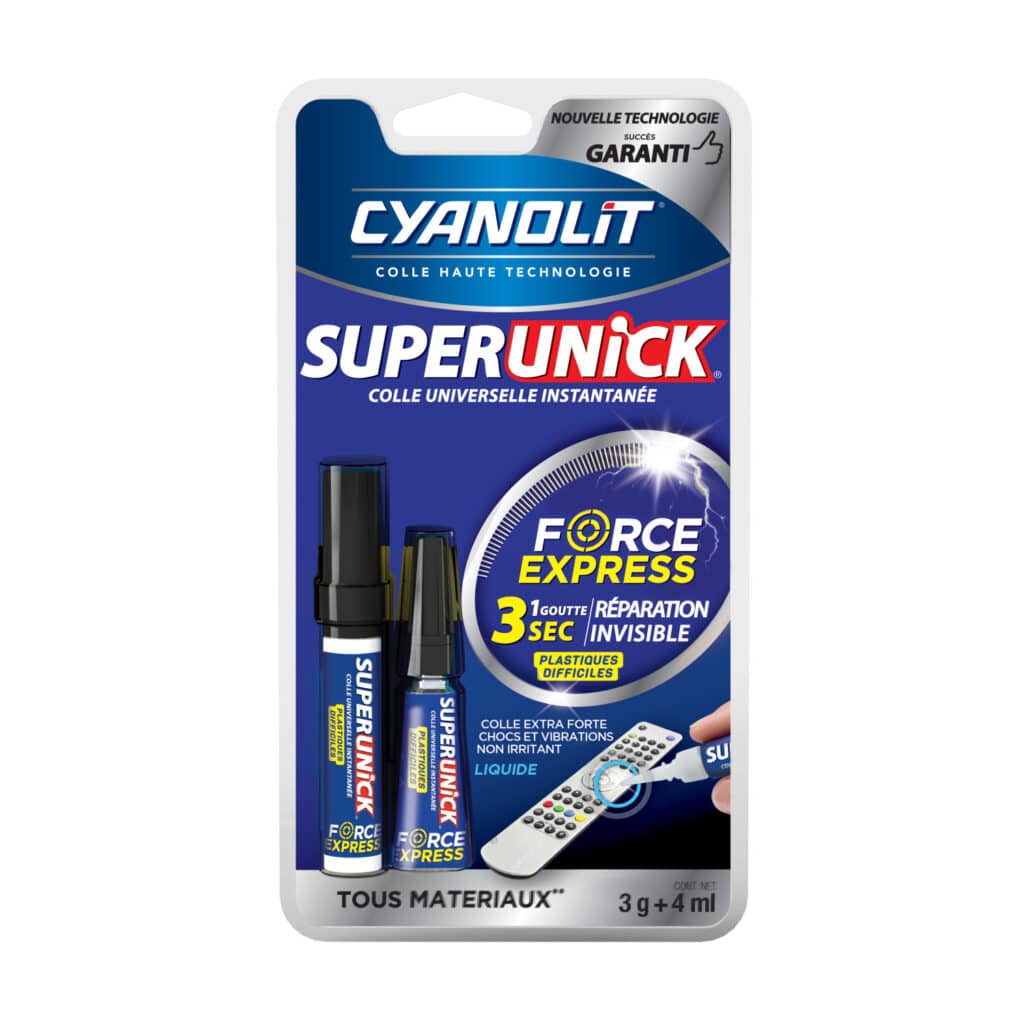 Colle extra-forte pour polypropylène (PP), polyéthylène (PE), PTFE